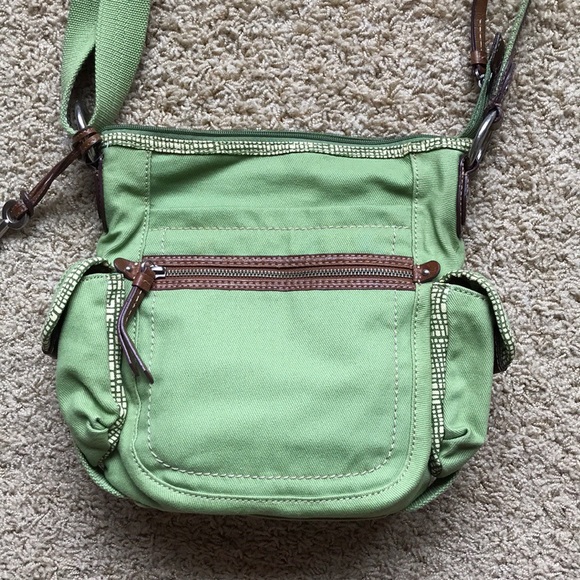 Fossil | Bags | Green Fossil Crossbody Bag | Poshmark
